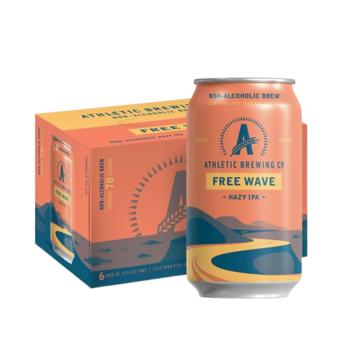 Athletic Brewing Free Wave Na Hazy Ipa 12oz 6pk Cn Luekens Wine And Spirits