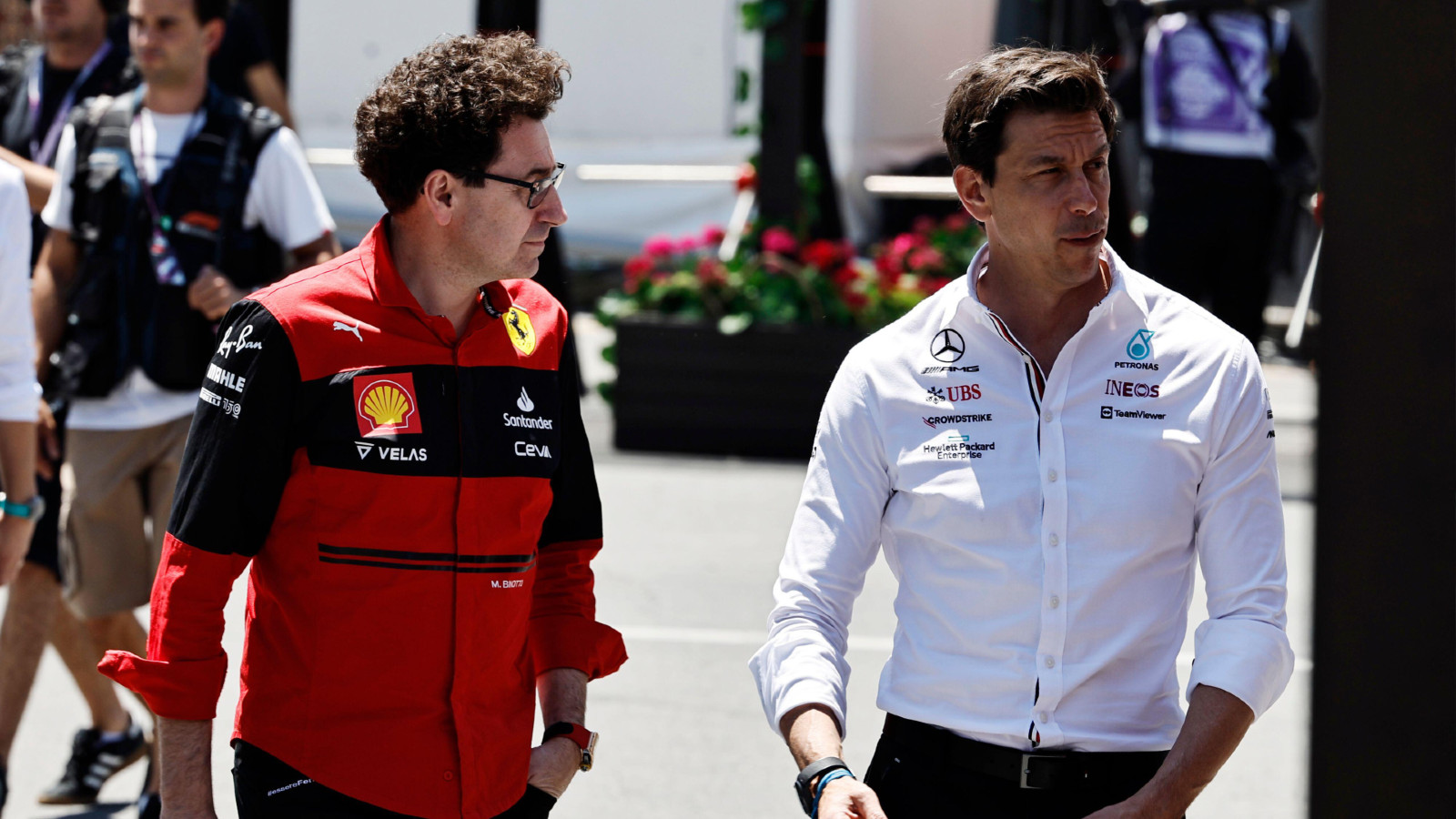 Toto Wolff Brands Mattia Binotto And Christian Horner Pitiful In