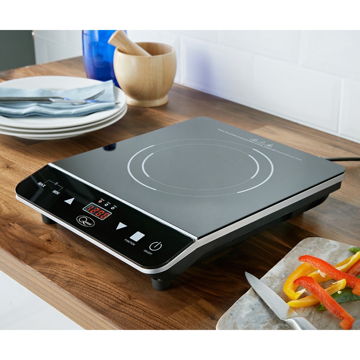 Single Digital Induction Electric Hob Hot Plate Kitchen Table Top