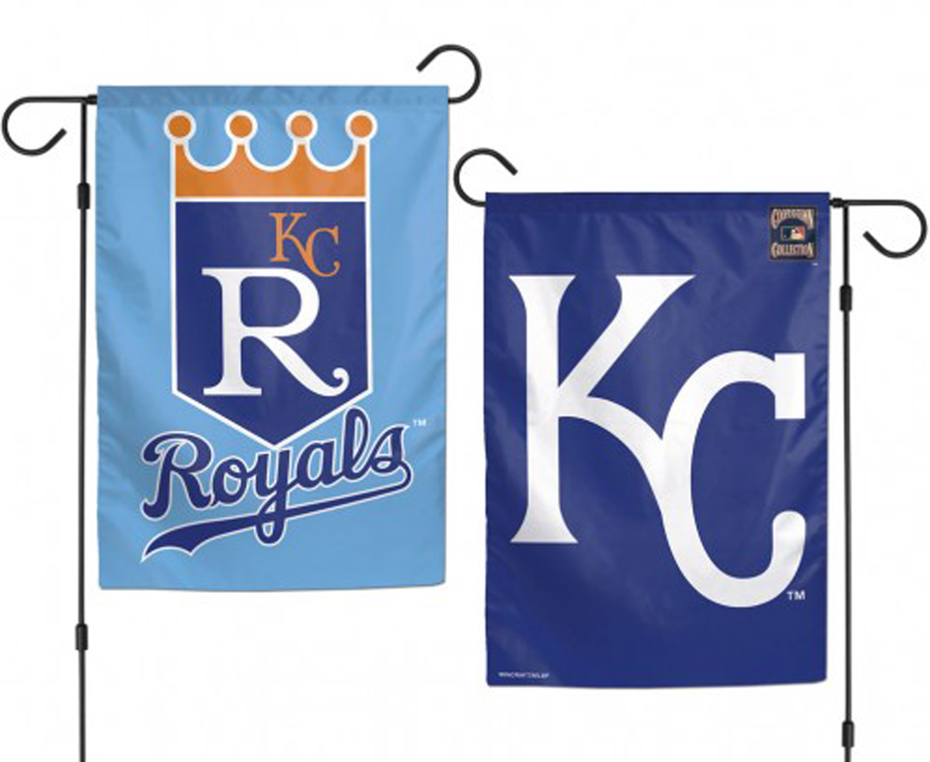 Kansas City Royals Mlb Garden Flag Double Sided Licensed 125 X 18