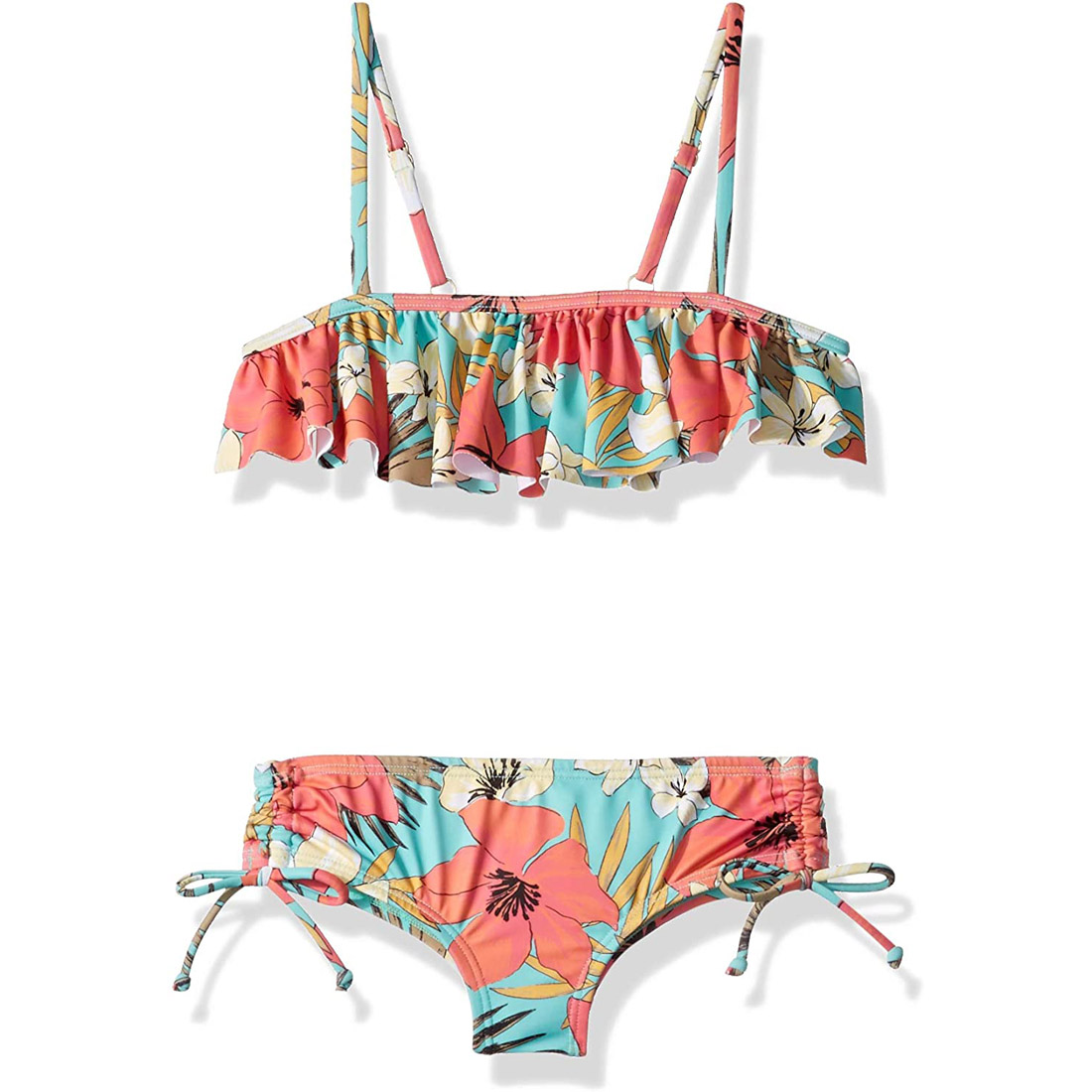 Swimwear Billabong Girls Aloha Sun Flutter Bikini Set Mo Mint My Xxx