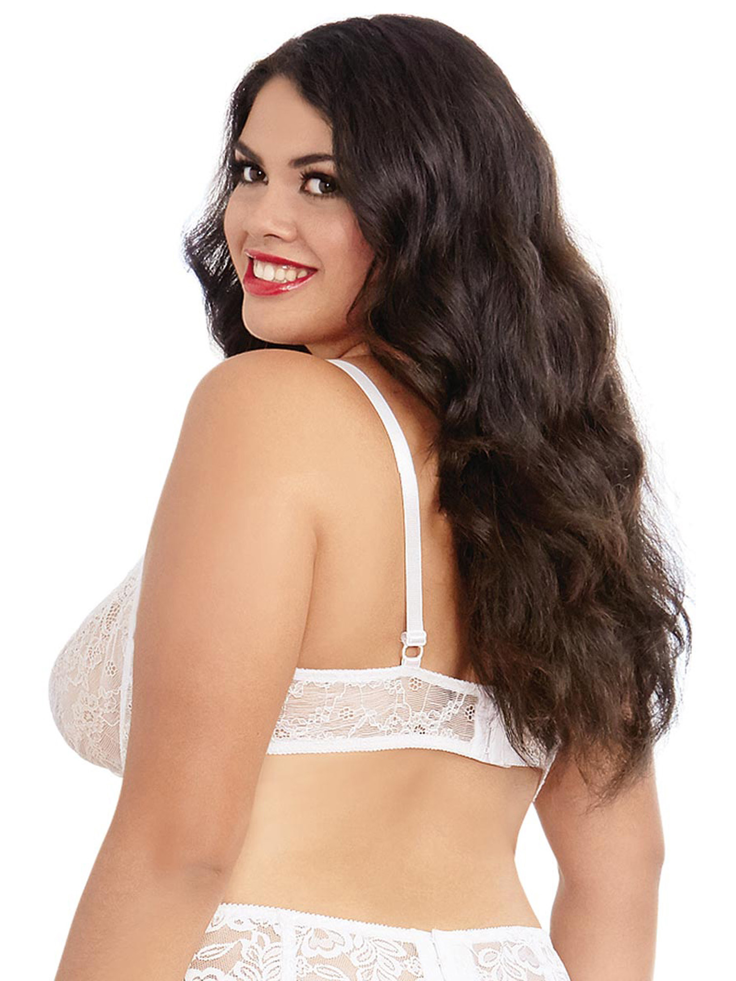 Sexy Plus Size Open Cup Stretch Lace Underwire Shelf Bra Ebay