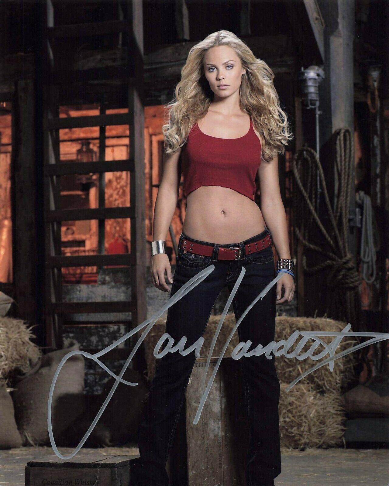 Laura Vandervoort Smallville Supergirl Signed 8x10