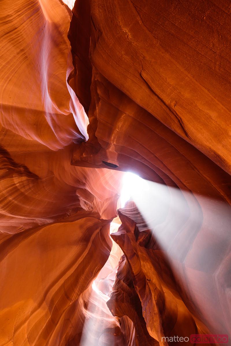 Light Beams Upper Antelope Canyon Usa Royalty Free Image