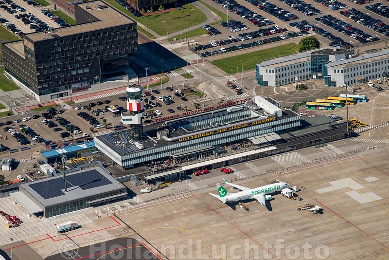 Hollandluchtfoto Rotterdam Luchtfoto The Hague Airport