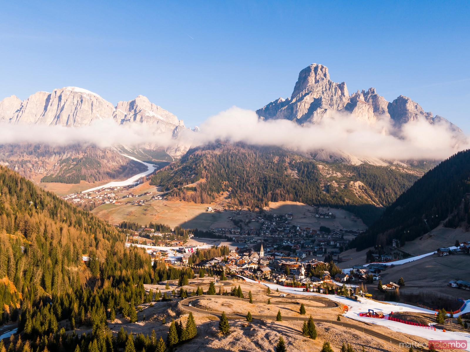 St Johann Church In Autumn Villnoess Dolomites Italy Royalty Free