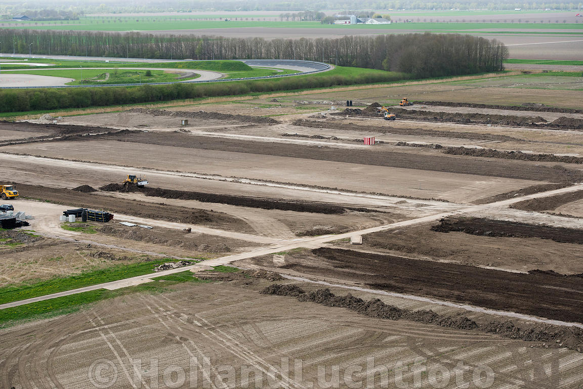 Hollandluchtfoto Lelystad Luchtfoto Aanleg Lab En Uitbreiding