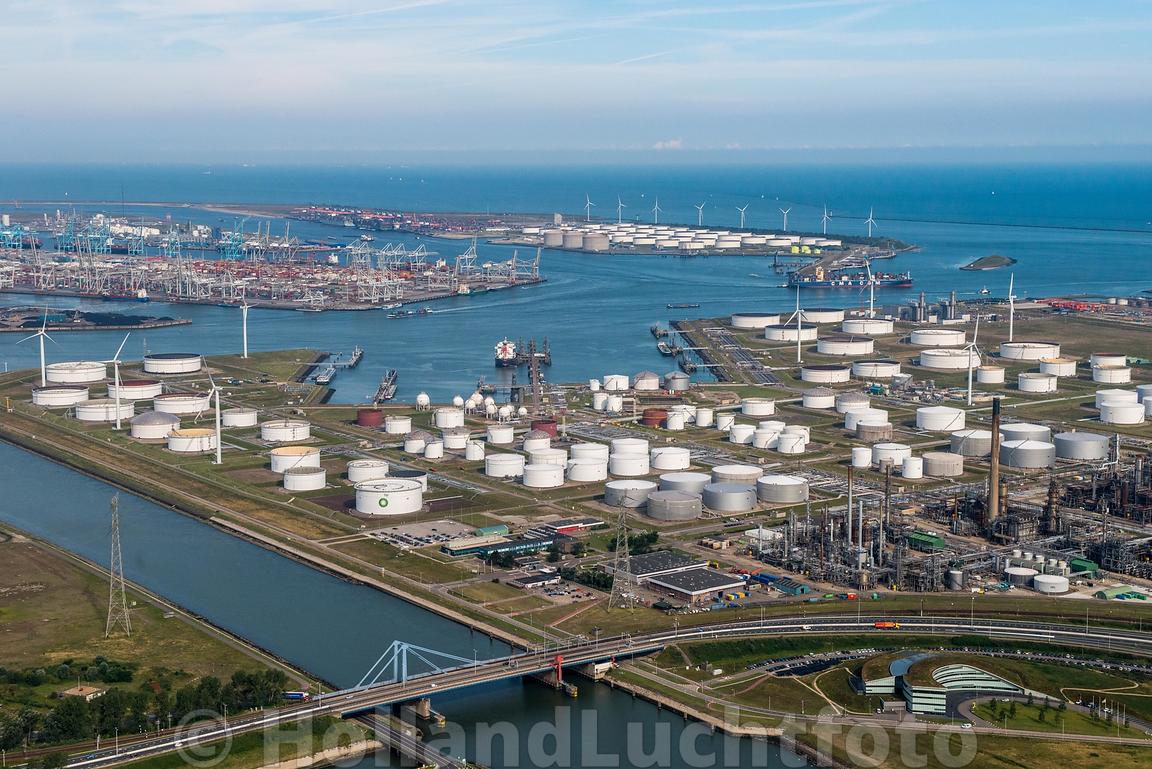 Hollandluchtfoto Rotterdam Luchtfoto Europoort