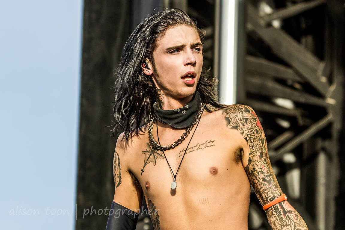 Alison Toon Photographer Andy Biersack Vocals Black Veil Brides