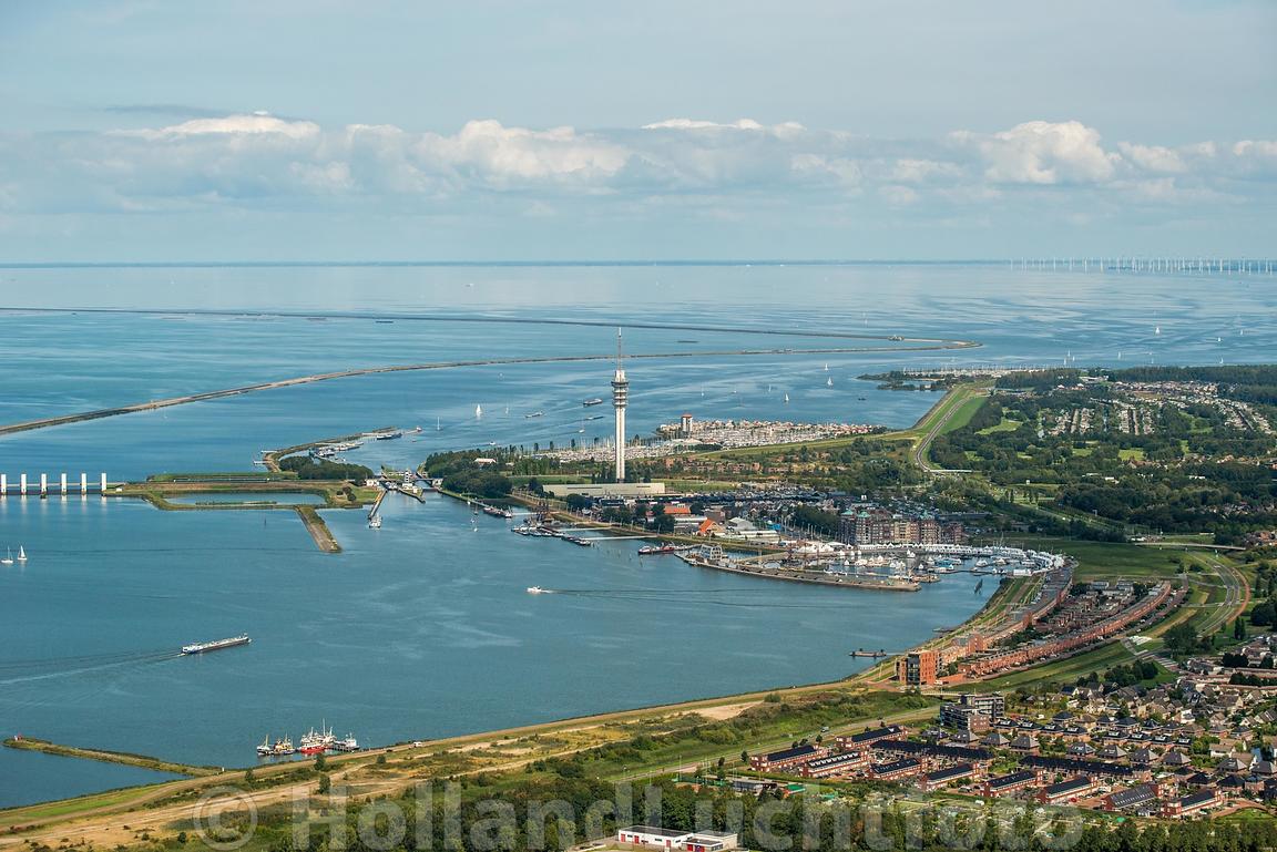 Hollandluchtfoto Lelystad Luchtfoto Noordersluis