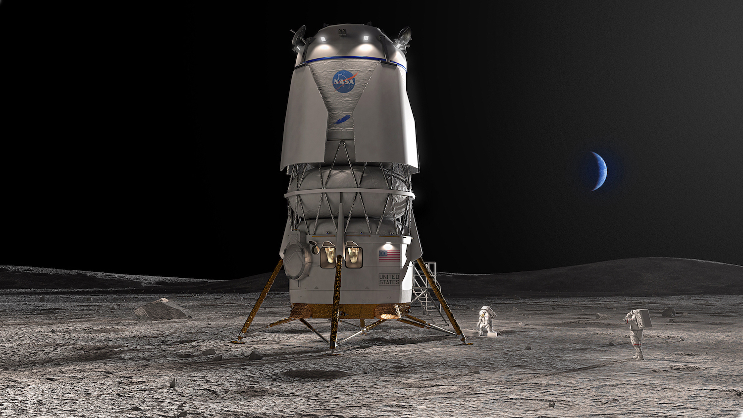 Nasa Selects Blue Origin For Astronaut Mission To The Moon Blue Origin