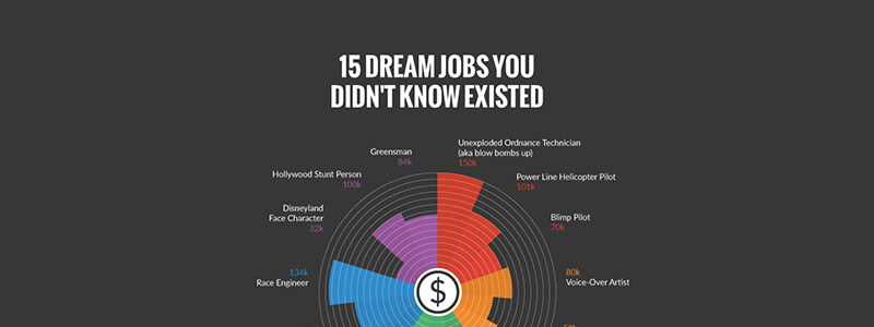 15 Dream Jobs You Didnt Know Existed A Savoo Infographic