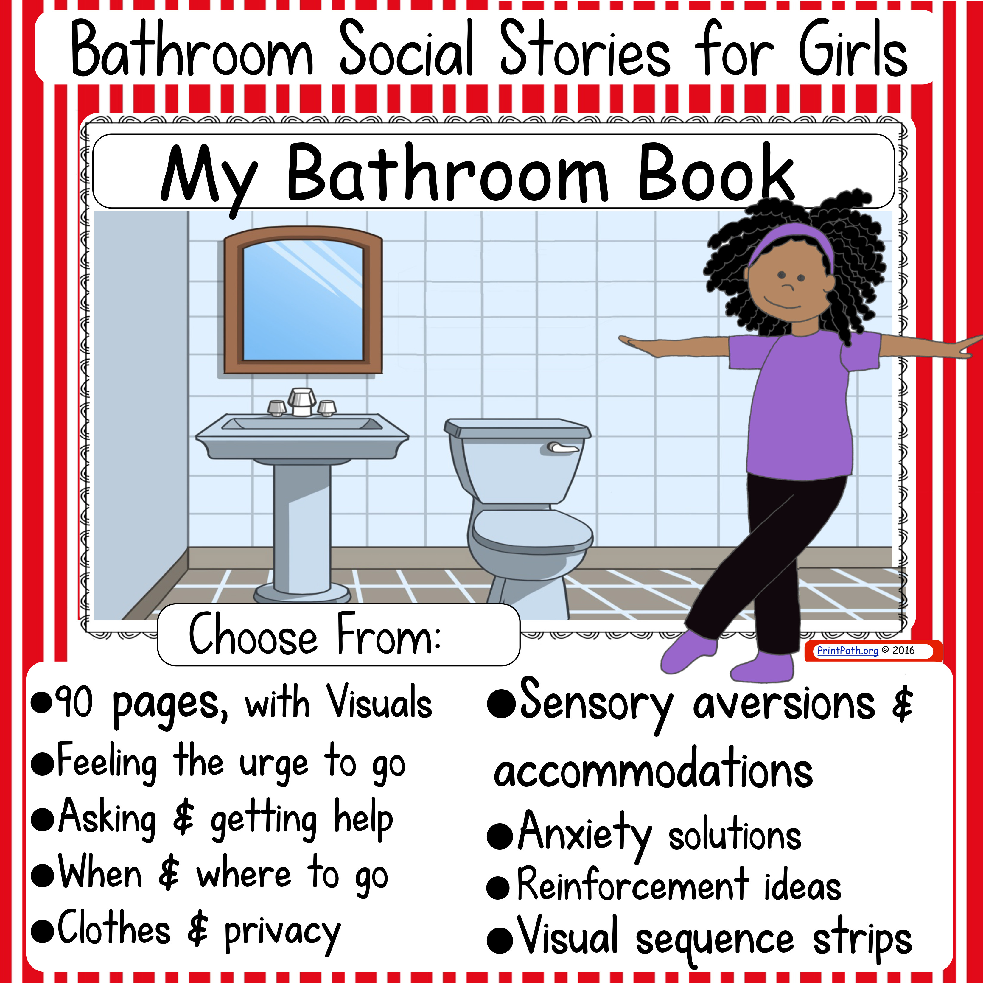 Going To The Bathroom Social Story