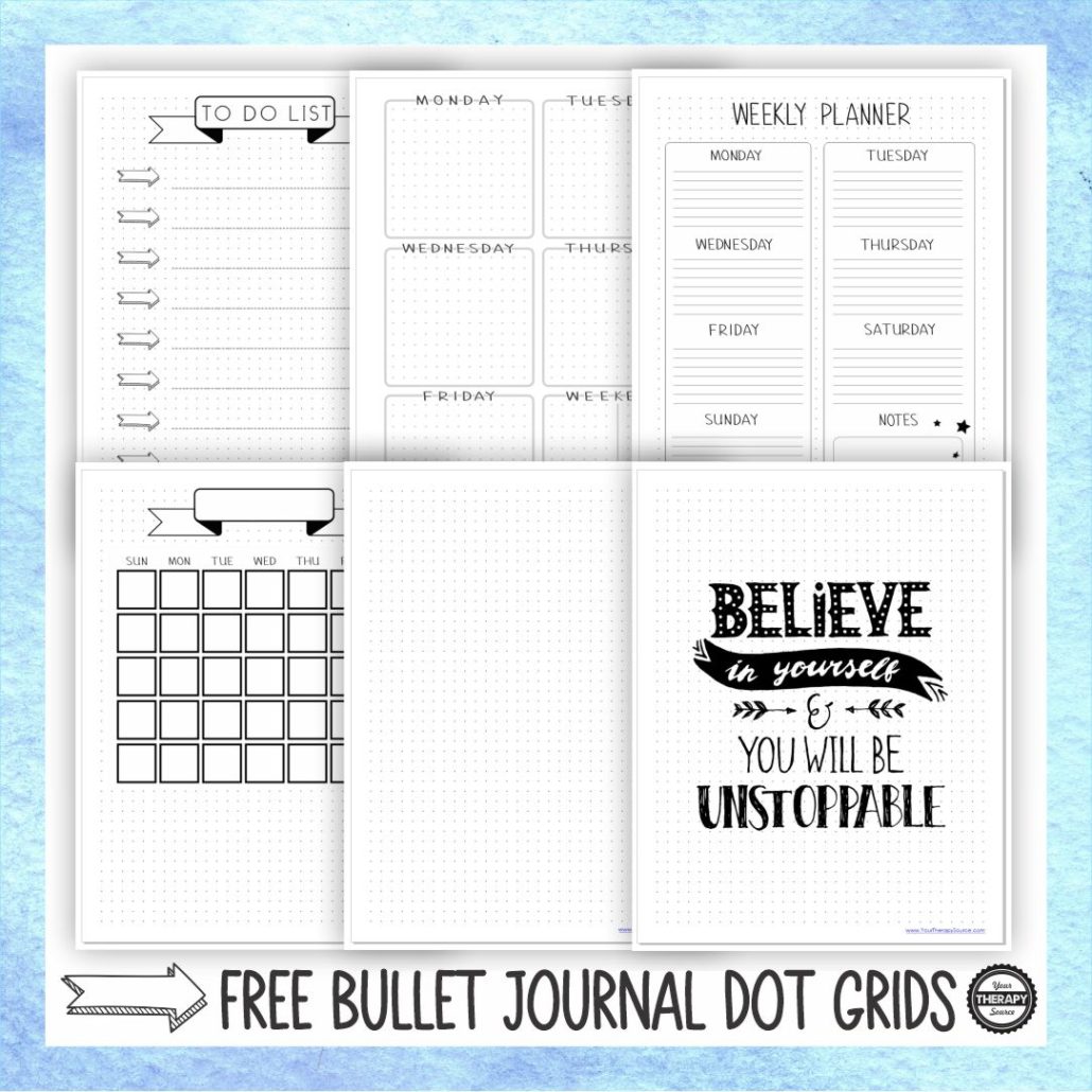 Paper Paper And Party Supplies Complete Bundle Set Bujo Printable Journal