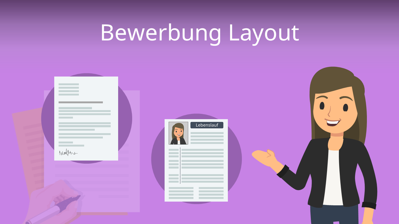 Bewerbung Layout • Regeln Tipps Und Beispiele · Mit Video