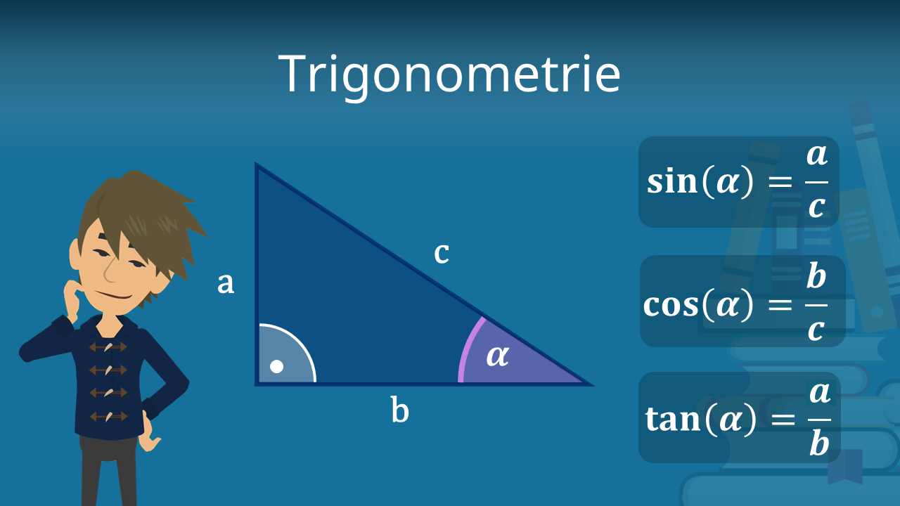 Trigonometrie • Formeln Aufgaben And Winkel Berechnen · Mit Video