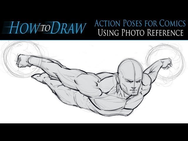 Free Course How To Draw Action Poses For Comics Using Photo Reference