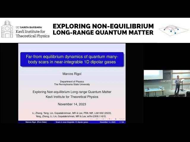 Free Video Far From Equilibrium Dynamics Of Quantum Many Body Scars In