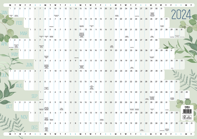 Buy Milford 2024 A2 Designer Wall Planner At Mighty Ape Nz