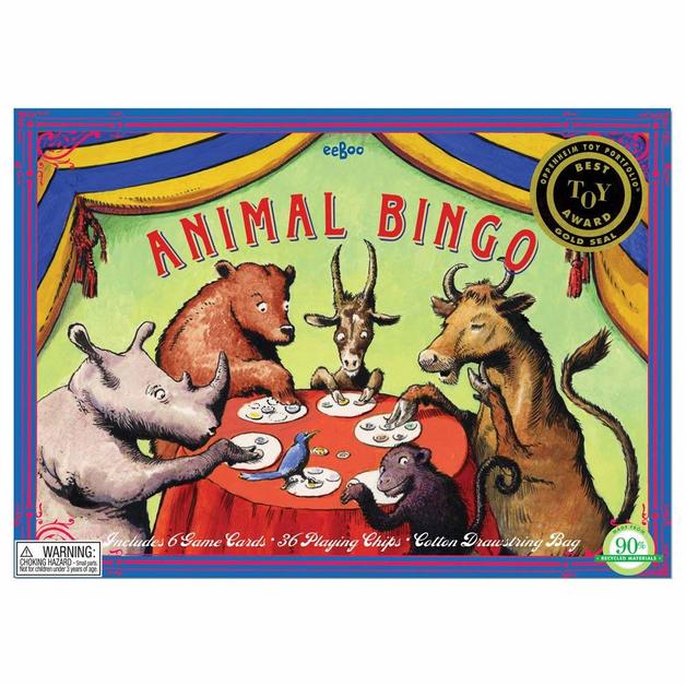 Animal Bingo Board Game Board Game At Mighty Ape Nz