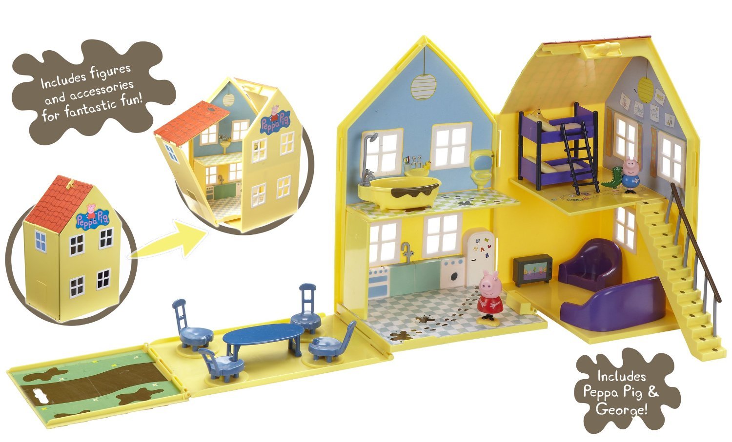 Buy Peppa Pig Deluxe Playhouse At Mighty Ape Nz