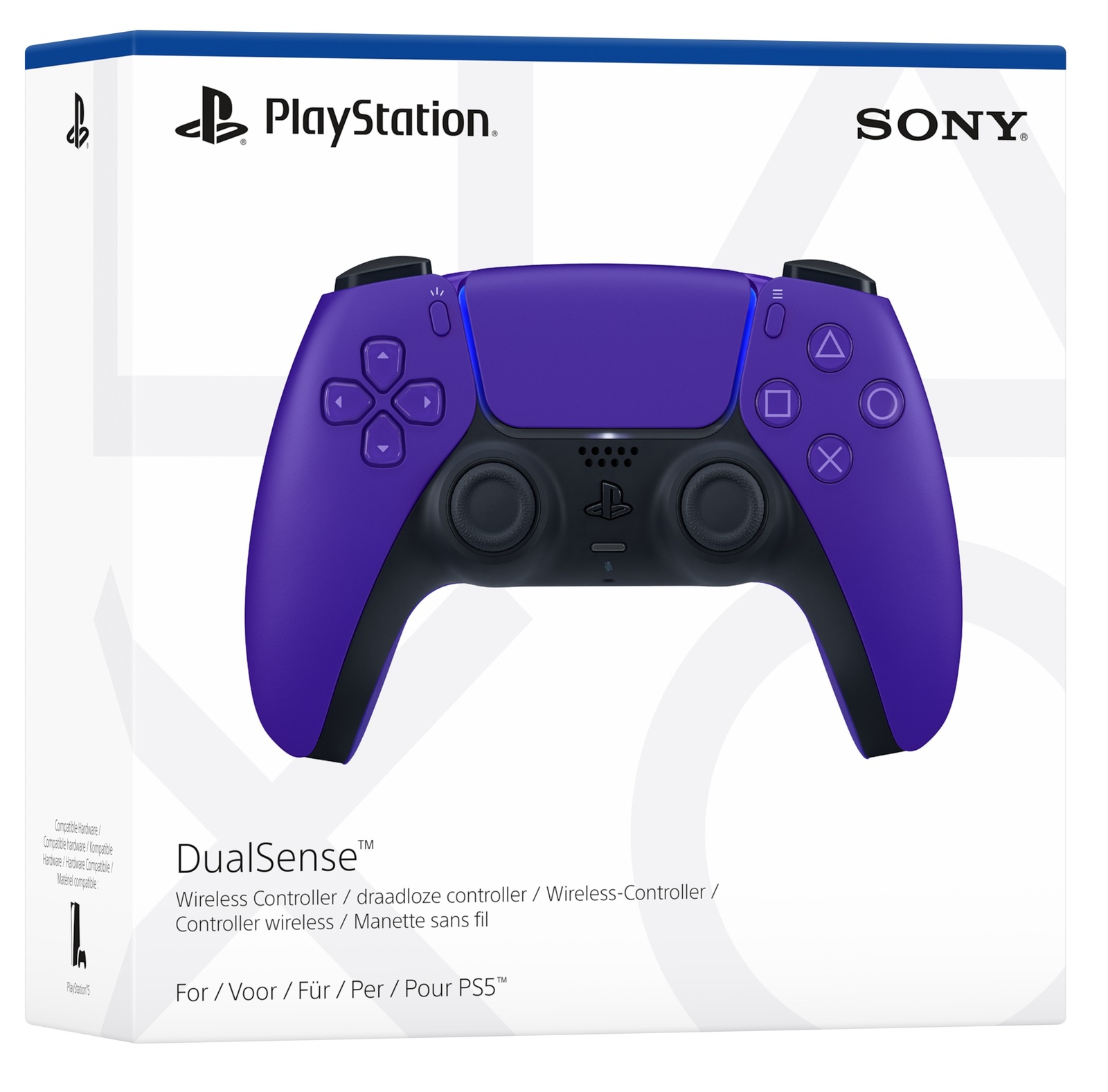 Playstation 5 Dualsense Wireless Controller Galactic Purple Pc Ps5