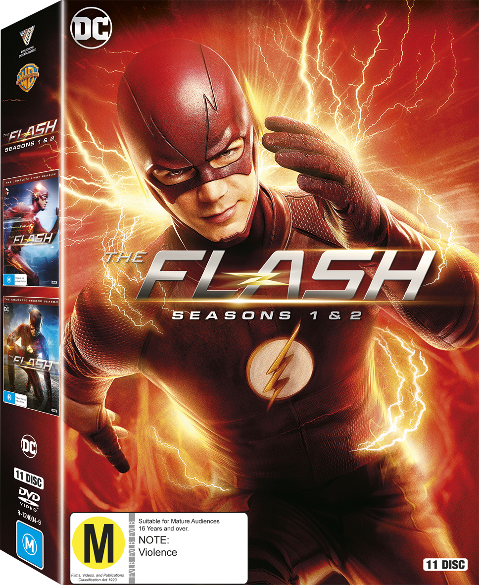 The Flash Seasons 1 2 Dvd Buy Now At Mighty Ape Nz