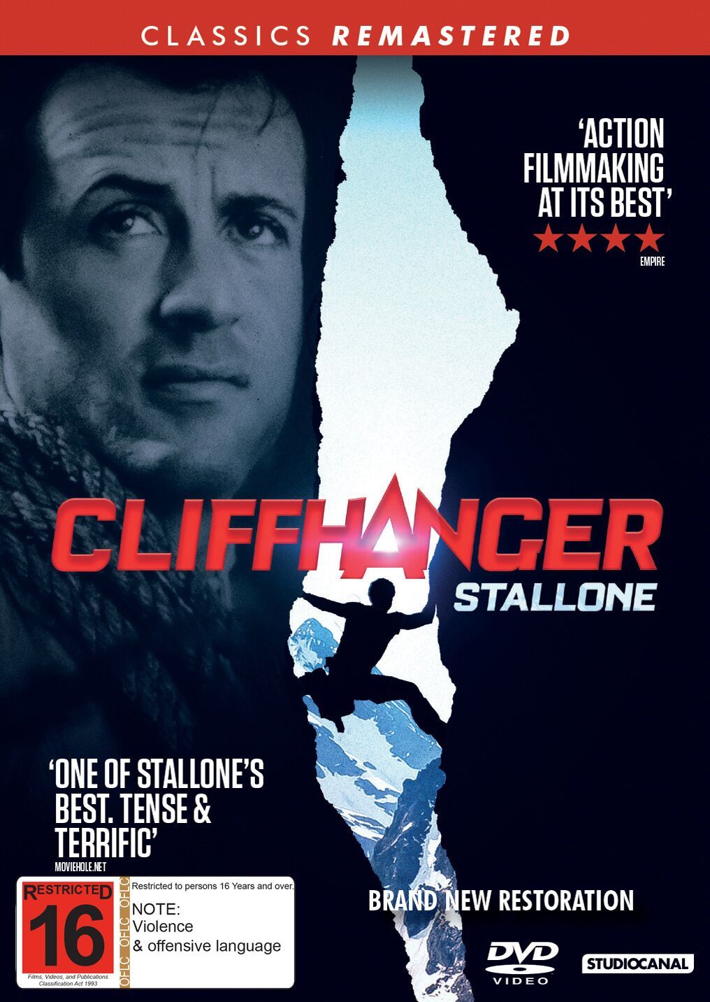 Cliffhanger Dvd Buy Now At Mighty Ape Nz