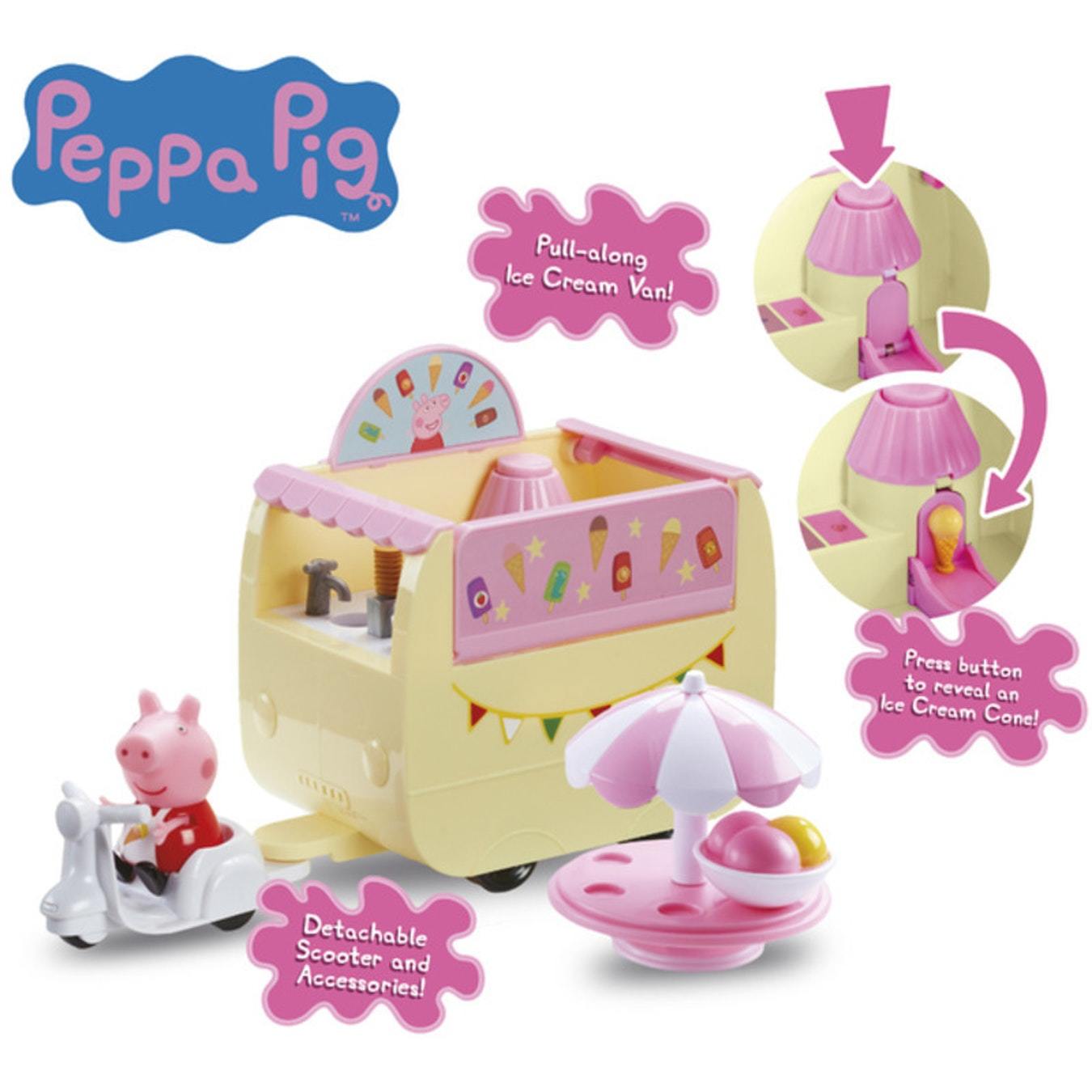 Peppa Pig Vehicles Peppa Pigs Ice Cream Van Toy At Mighty Ape