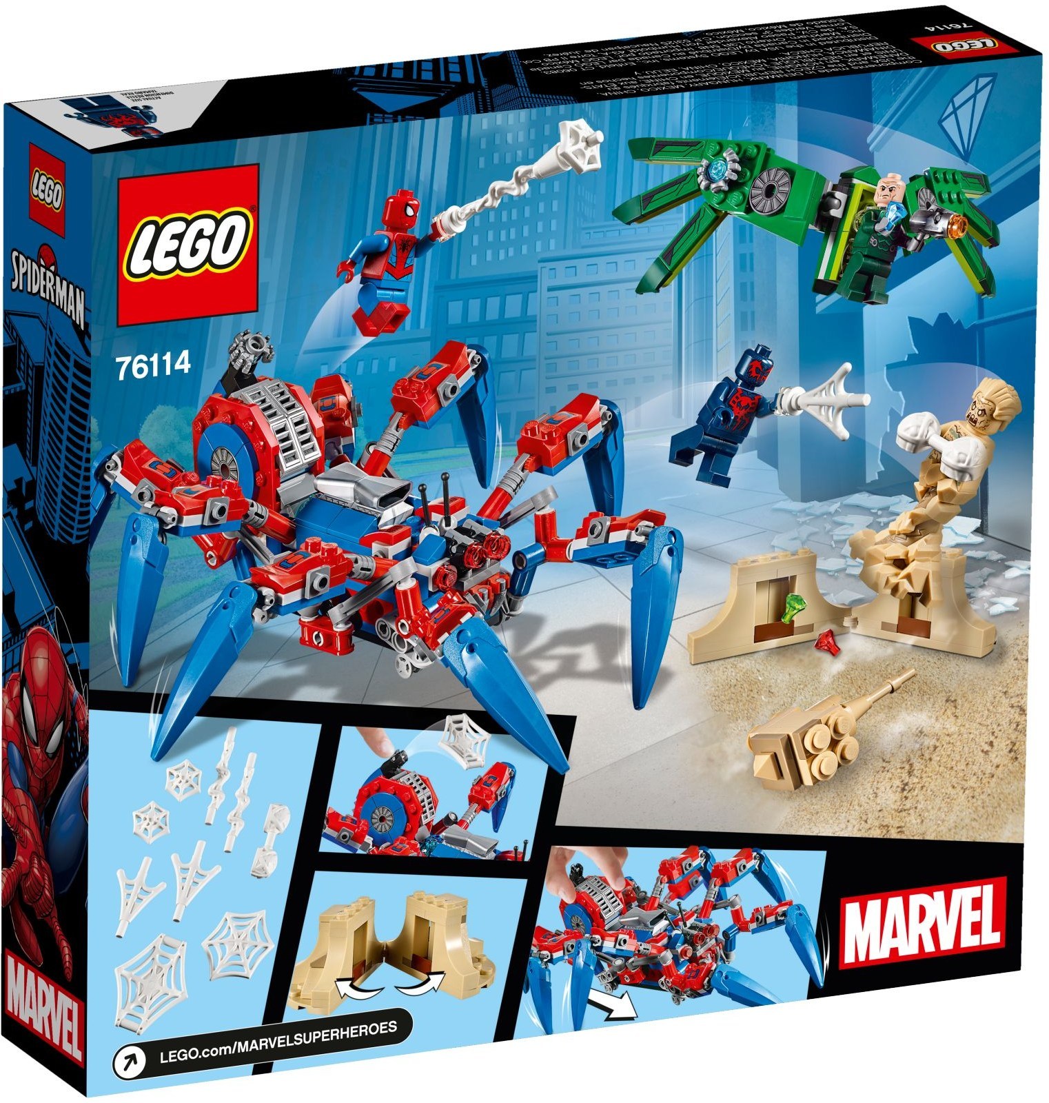 Buy Lego Super Heroes Spider Mans Spider Crawler At Mighty Ape Australia