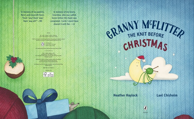 Granny Mcflitter The Knit Before Christmas Heather Haylock Book On