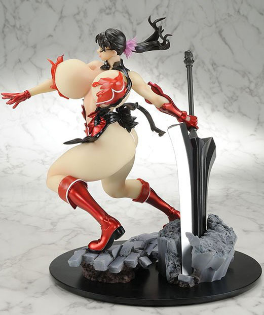 R18 Queens Blade Cattleya Touki Ranbu Rouge Ver Statue At Mighty