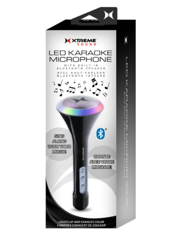 Xtreme Karaoke Microphone W Bluetooth And Leds At Mighty Ape Nz