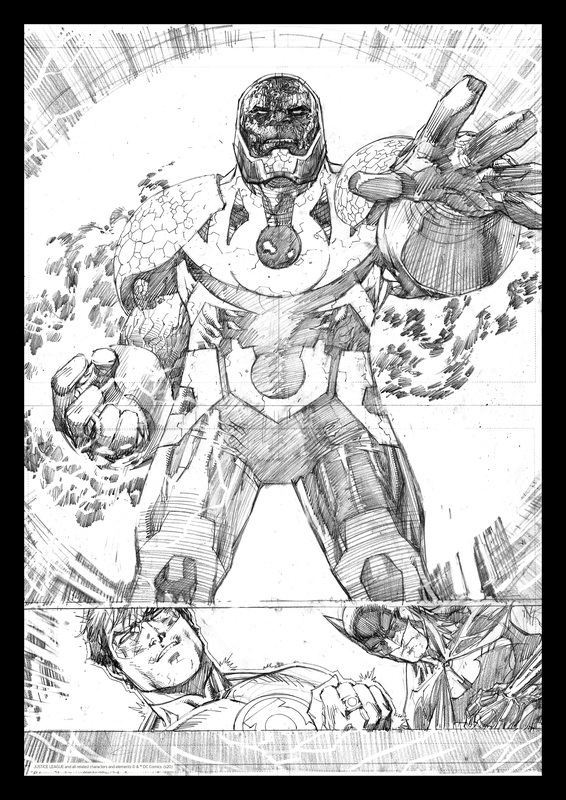 Darkseid Comic Book Art Print At Mighty Ape Australia