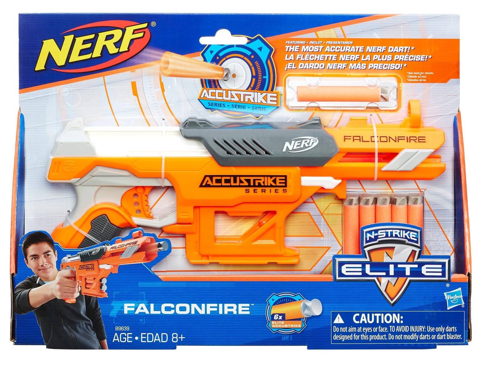 Buy Nerf Accustrike Falconfire Blaster At Mighty Ape Nz