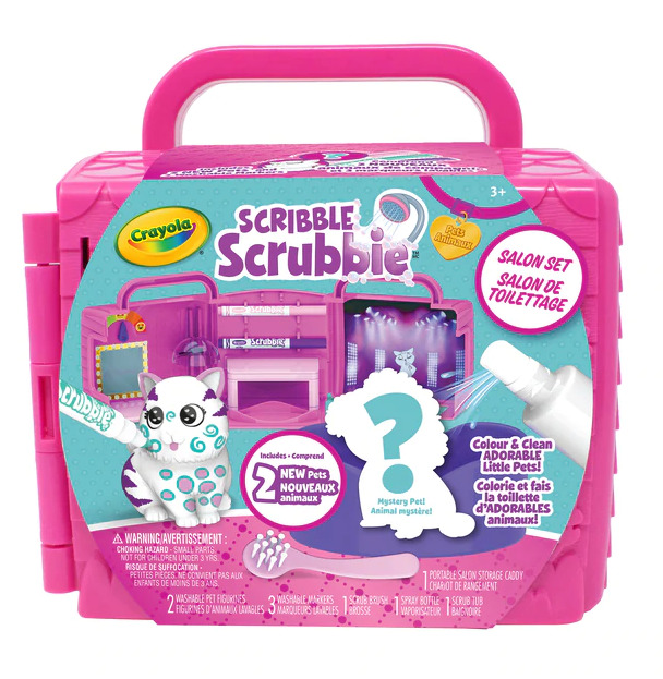 Buy Crayola Scribble Scrubbie Pets Super Salon At Mighty Ape Nz