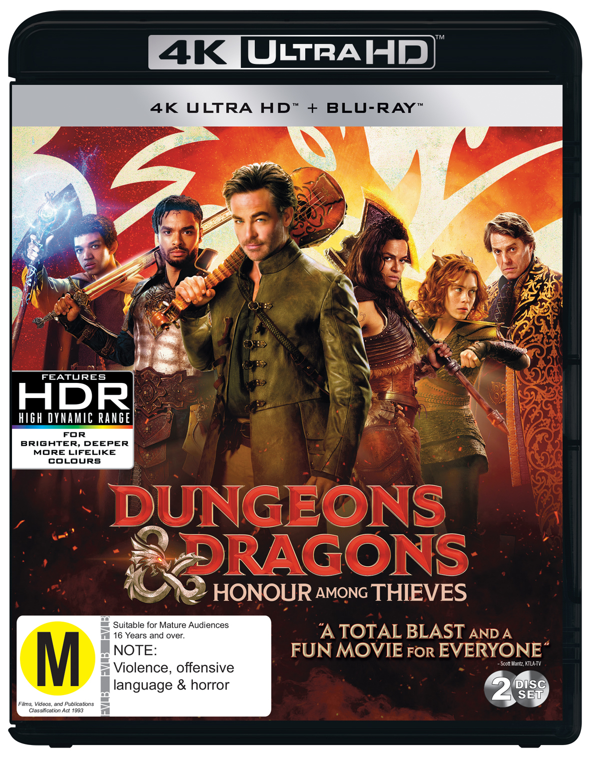 Dungeons And Dragons Honor Among Thieves 4k Uhd Blu Ray Uhd Blu