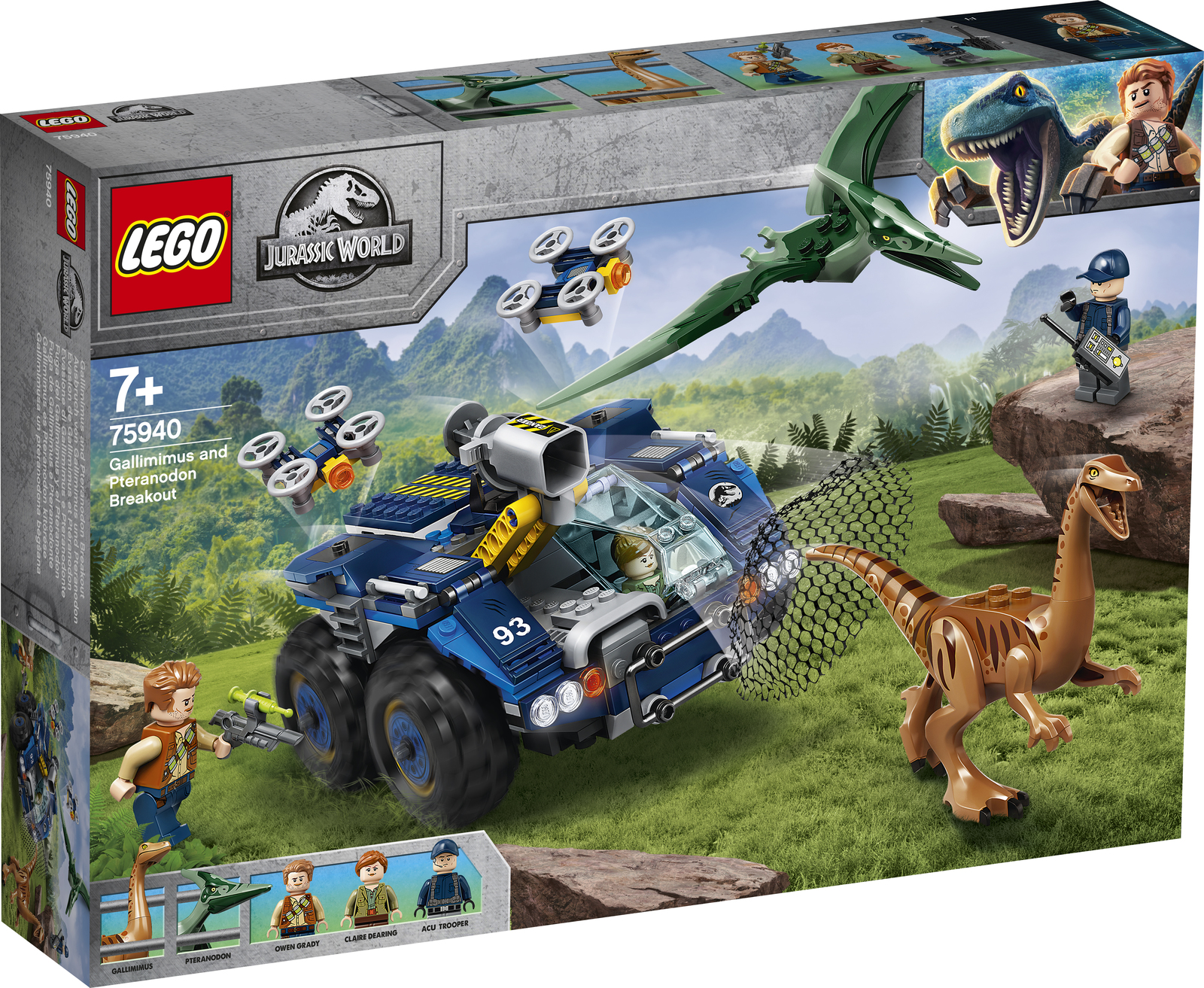 Lego Jurassic World Gallimimus And Pteranodon Breakout Toy At