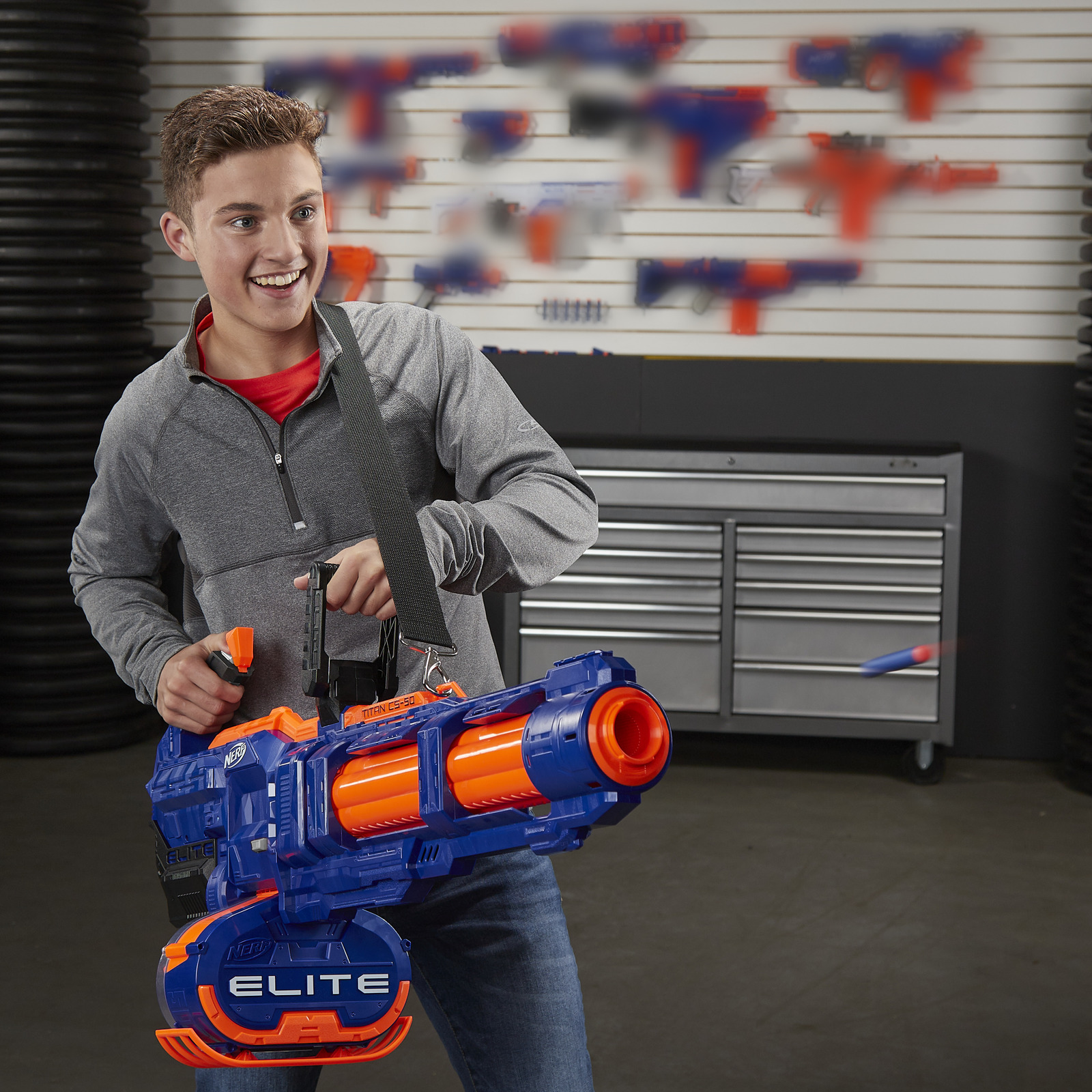 Buy Nerf Titan Cs 50 Blaster At Mighty Ape Australia