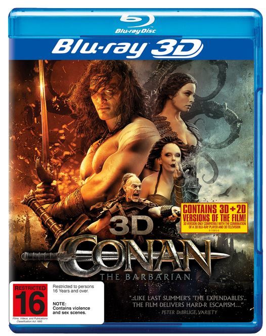 Conan The Barbarian Blu Ray 3d Blu Ray Buy Now At Mighty Ape Nz