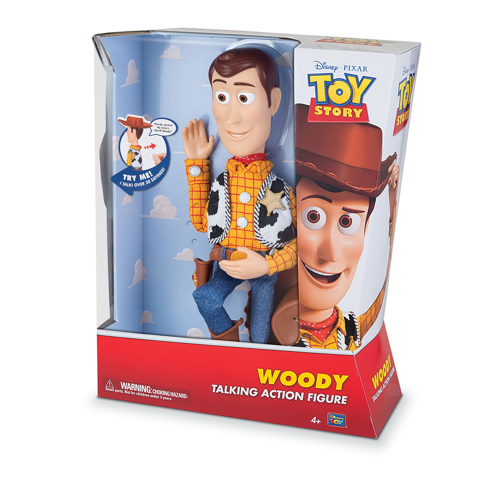 Buy Talking Sheriff Woody 15 Action Figure At Mighty Ape Nz