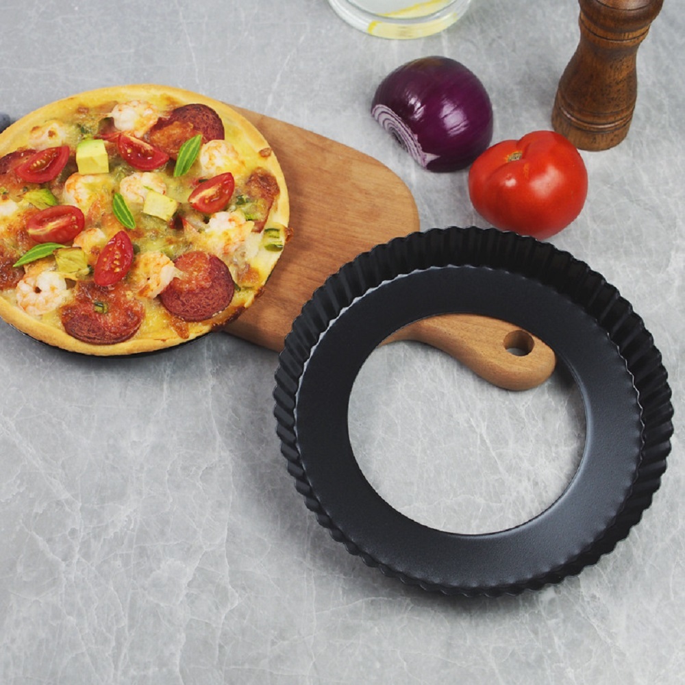 Ape Basics Loose Base Non Stick Round Pizza Tart Pan 225cm At