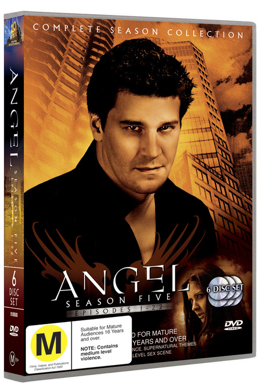 Angel Complete Season 5 6 Disc Set Dvd Buy Now At Mighty Ape Nz