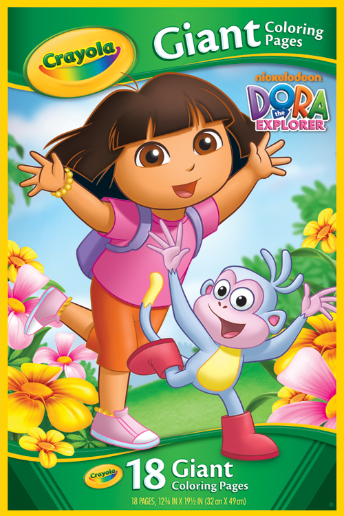 Buy Crayola Giant Colouring Pages Dora The Explorer At Mighty Ape Nz