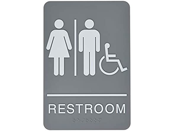 Restroomwheelchair Accessible Sign