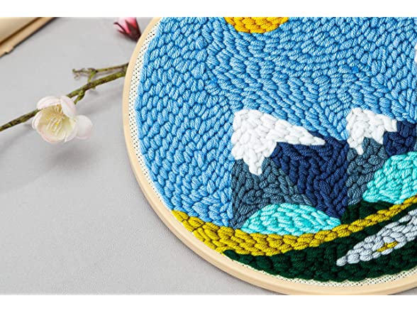 Diy Punch Needle Embroidery Kit