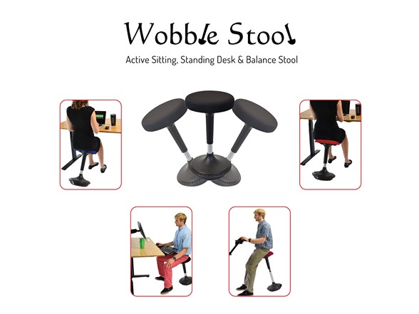 Uncaged Ergonomics Round Wobble Stool