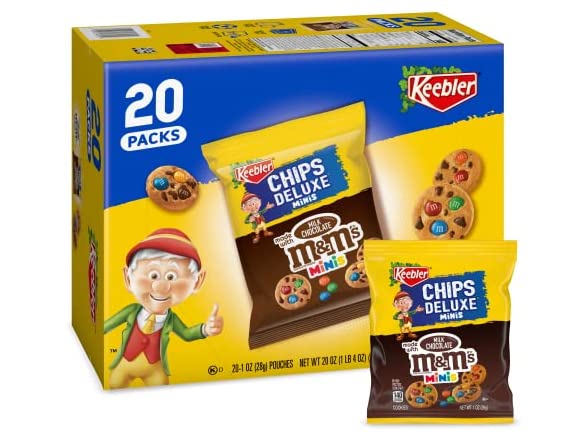 Keebler Rainbow Chips Deluxe Cookies 20 Bags