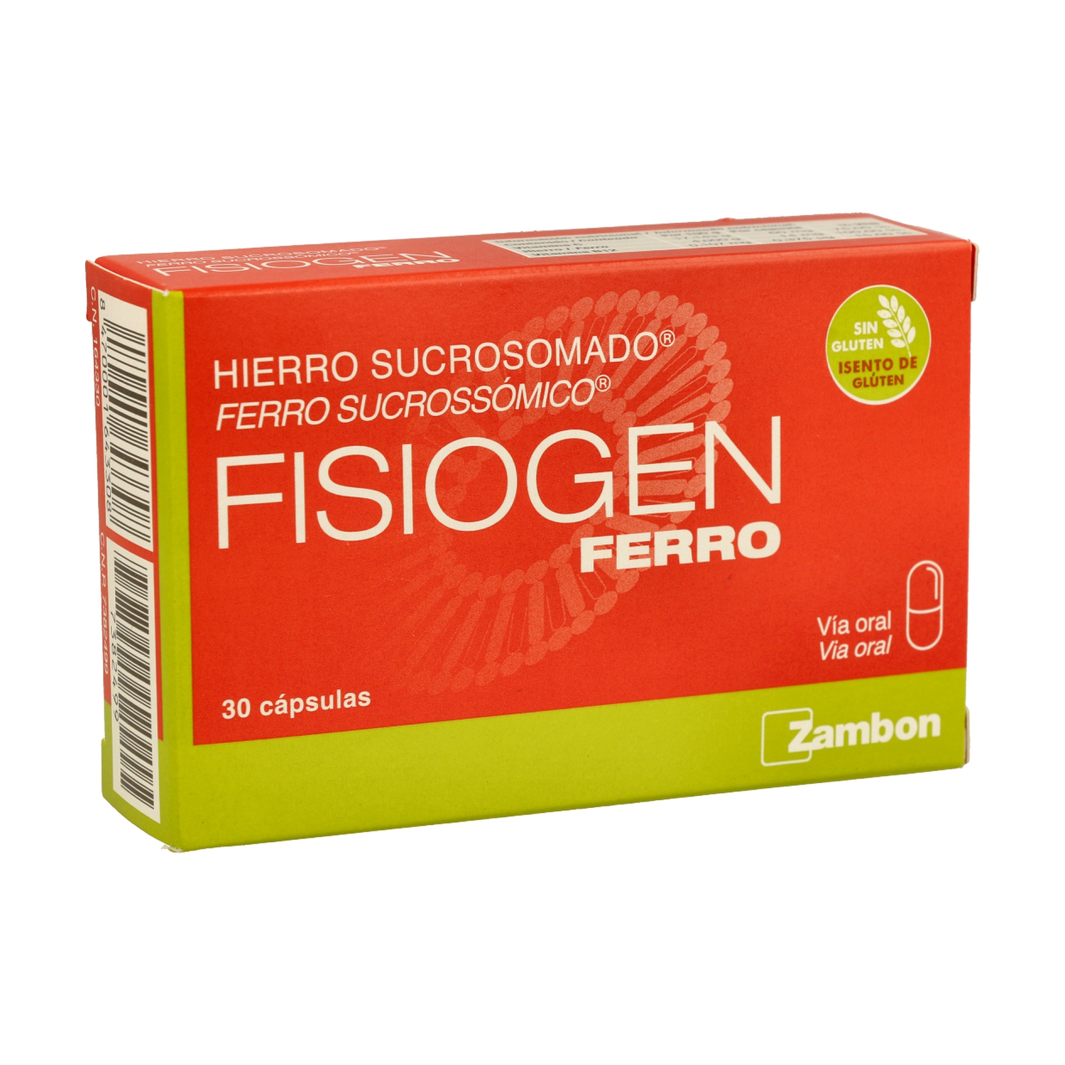 Fisiogen Ferro 30 Cápsulas De Zambon Naturitas