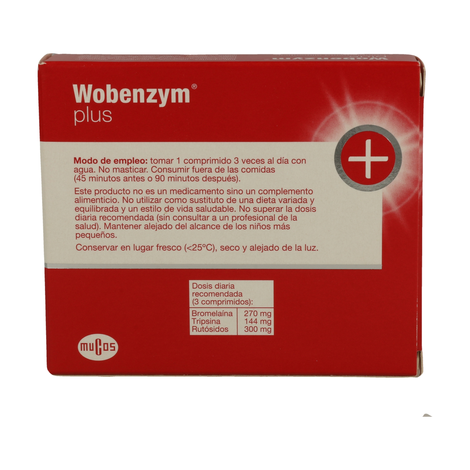 Wobenzym Plus 60 Comprimidos De Wobenzym Naturitas